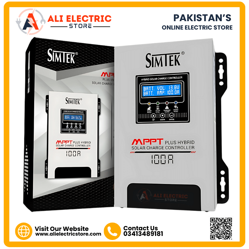 Simtek Hybrid MPPT Solar Charge Controller 100A - Best Quality